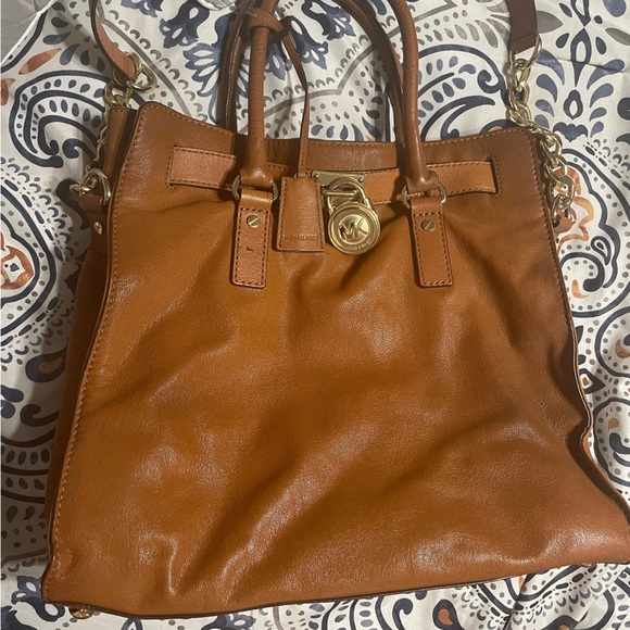 Michael Kors Collection | Bags | Michael Kors Hamilton Bag In Luggage ...